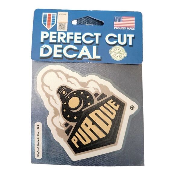 Wincraft | Holiday | Purdue Boilermakers 4 Inch Ncaa Perfectcutdecal ...